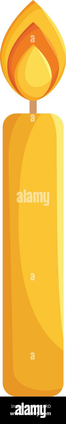 yellow candle icon Stock Vector Image & Art - Alamy