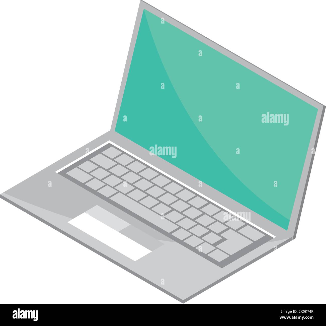 isometric laptop computer Stock Vector Image & Art - Alamy