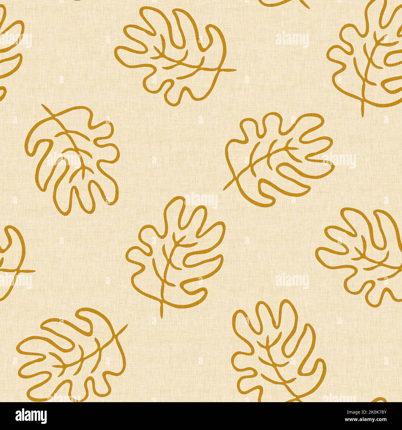 Gender neutral foliage leaf seamless raster background. Simple ...