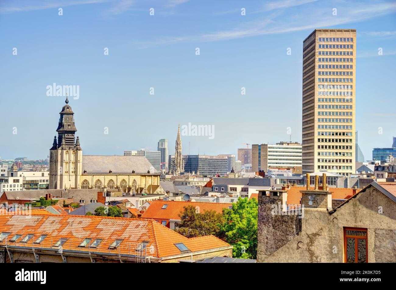 Brussels landmarks, Belgium Stock Photo - Alamy