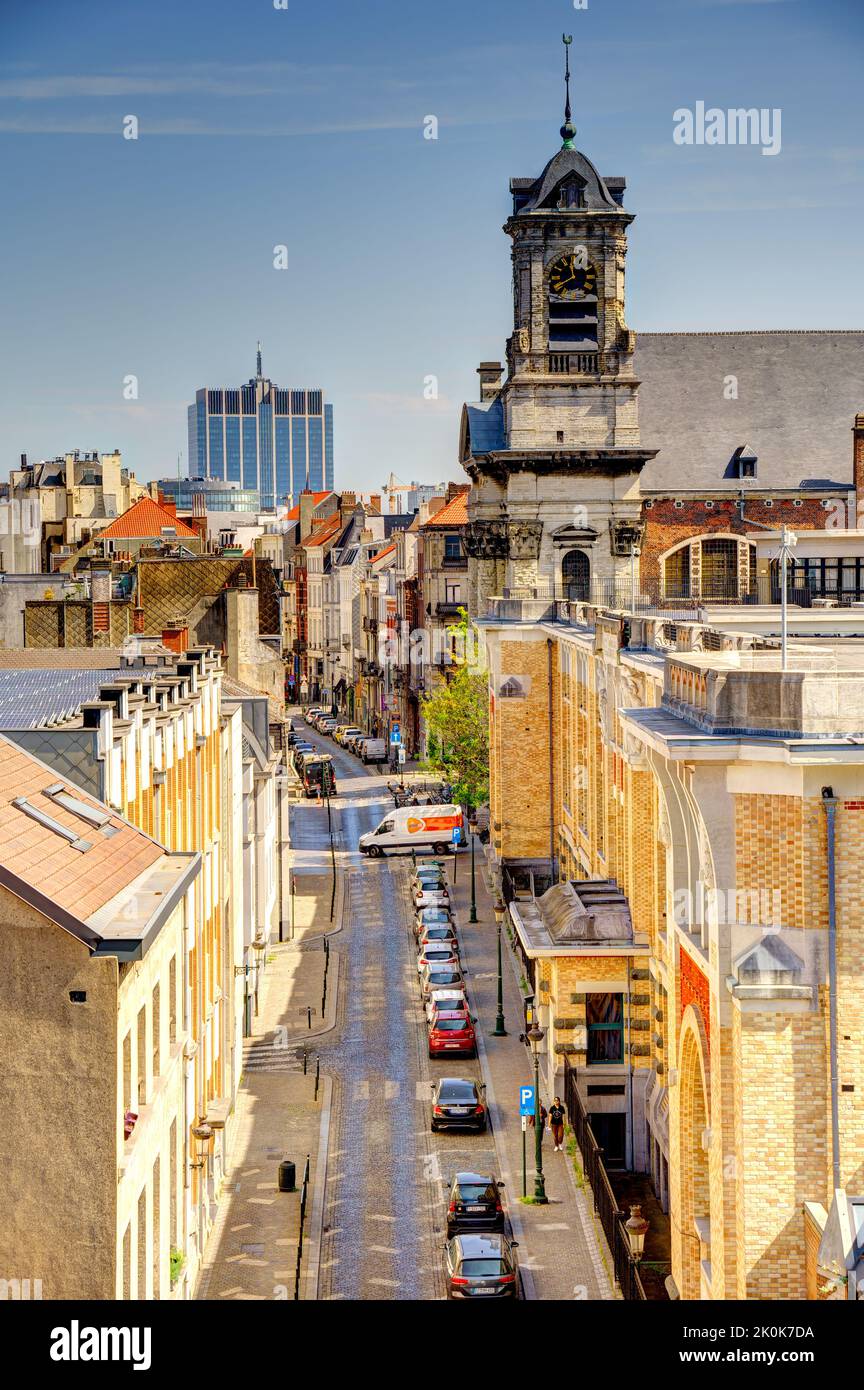 Brussels landmarks, Belgium Stock Photo - Alamy