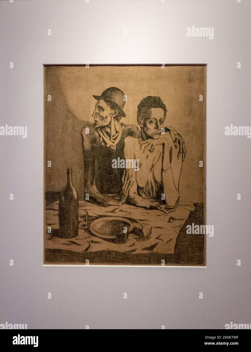 The Frugal Repast by Pablo Picasso, 1904 Stock Photo - Alamy