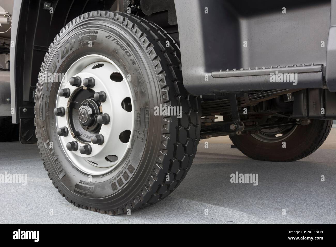 Closeup of truck wheel hi-res stock photography and images - Alamy