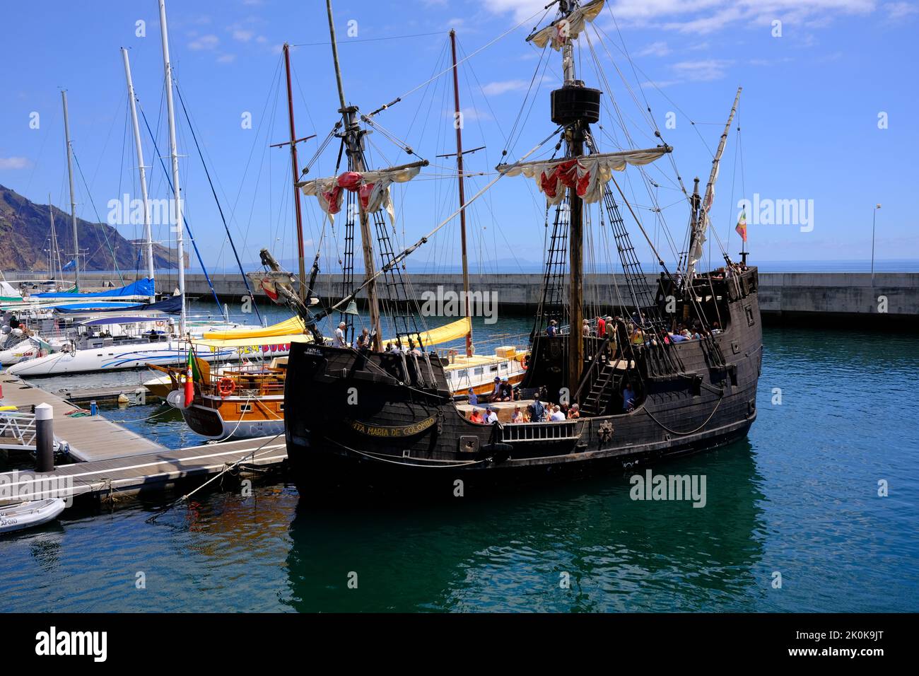 Replica of the ship santa maria de colombo hi-res stock photography and ...