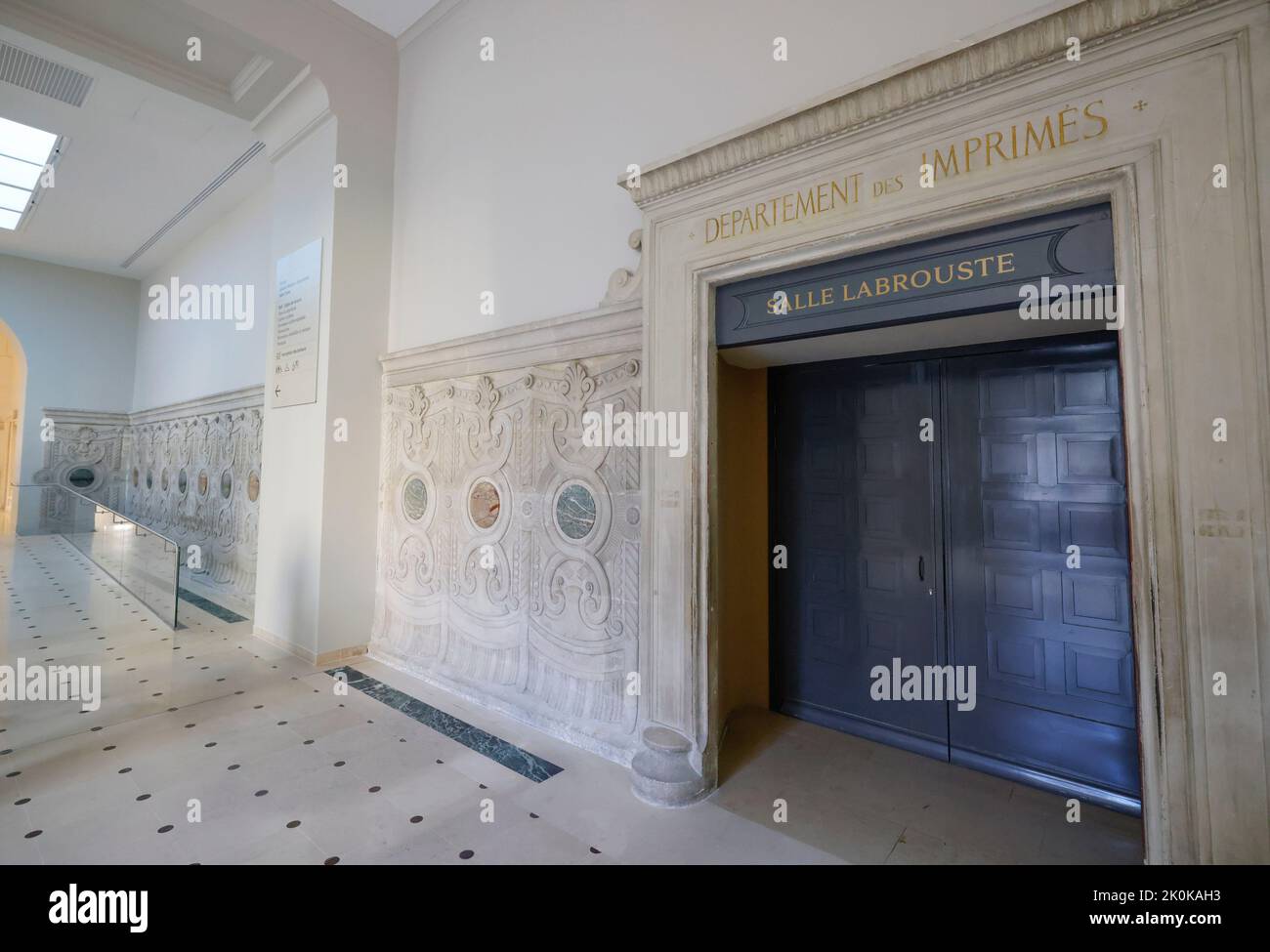 THE BNF RICHELIEU REOPENS AFTER YEARS OF RENOVATIONS Stock Photo - Alamy