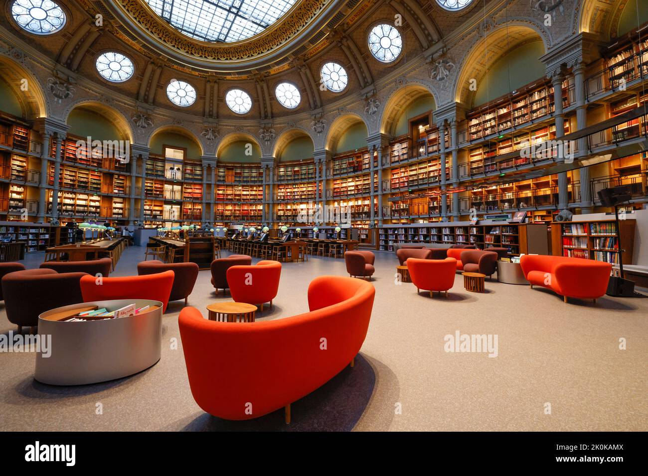 THE BNF RICHELIEU REOPENS AFTER YEARS OF RENOVATIONS Stock Photo - Alamy