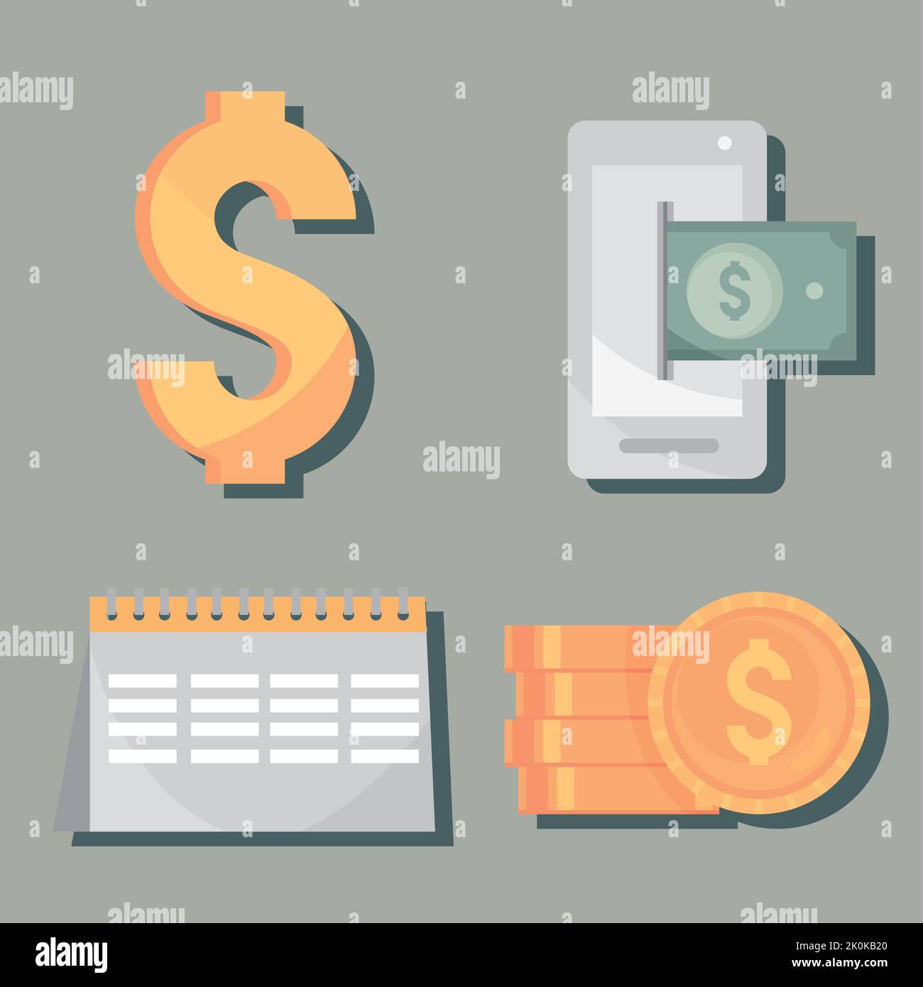 money income, icons Stock Vector Image & Art - Alamy