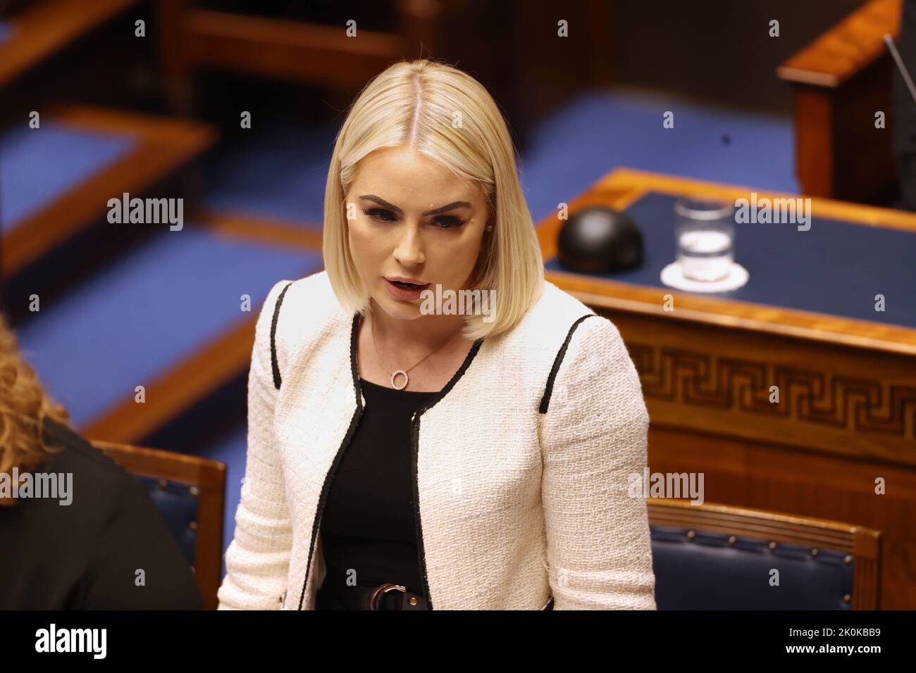 Dr Patricia O'Lynn giving a tribute in the Northern Ireland Assembly ...