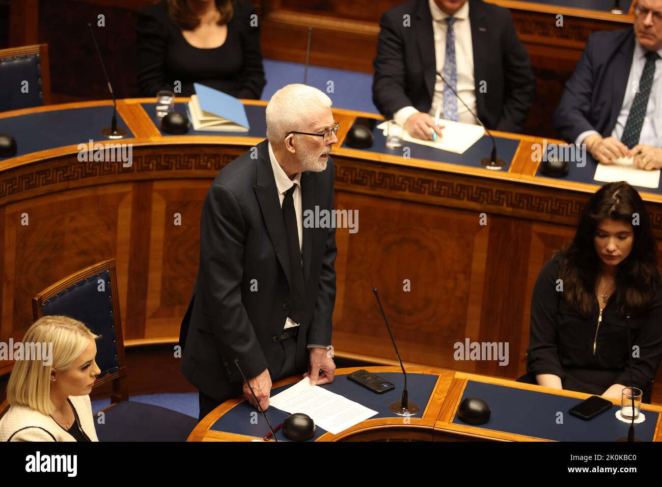 Stewart Dickson giving a tribute in the Northern Ireland Assembly ...