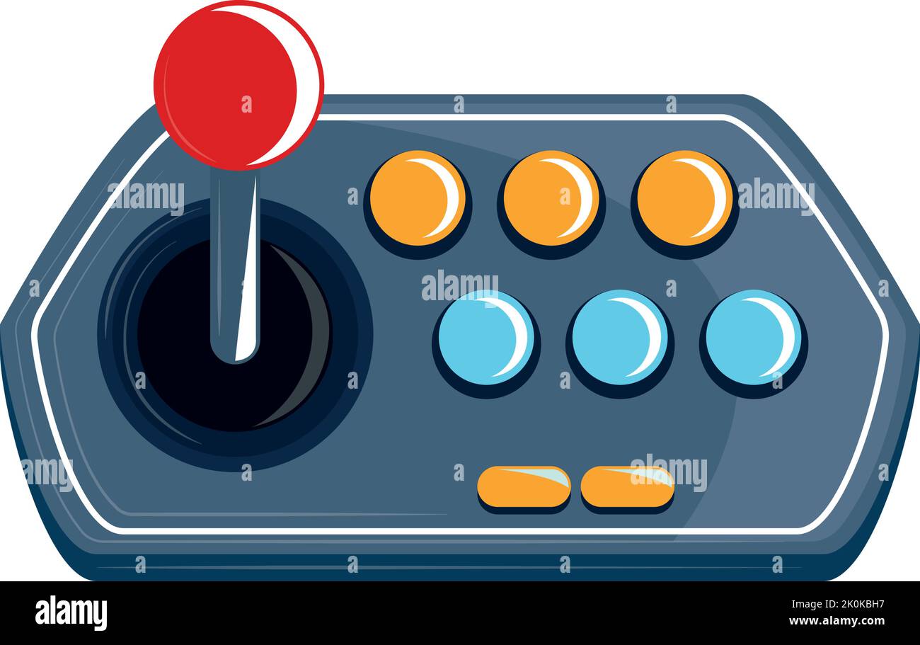 joystick buttons video game Stock Vector Image & Art - Alamy