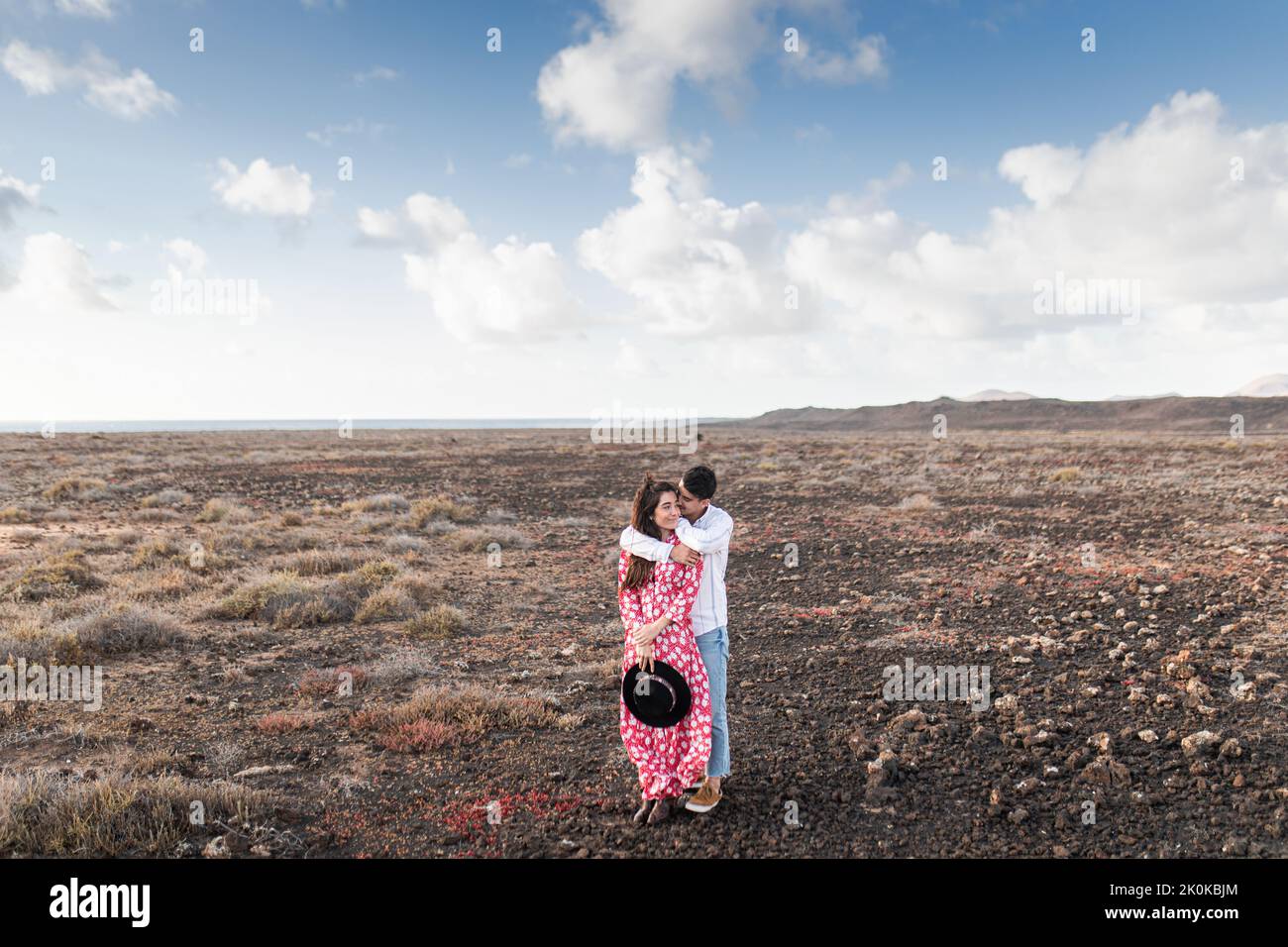 Couple hug forehead touch hi-res stock photography and images - Alamy
