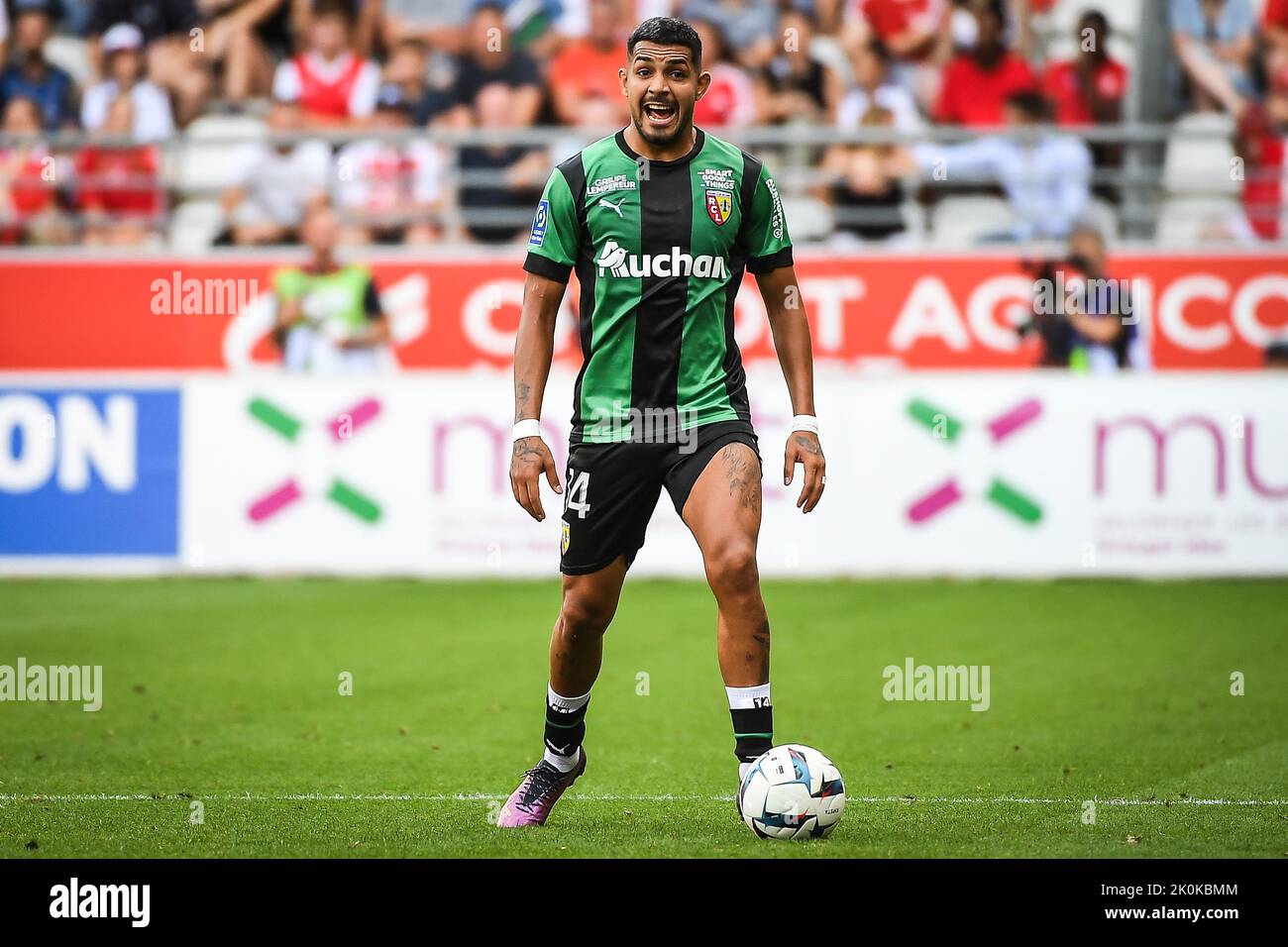 Facundo Axel MEDINA of Lens during the French championship Ligue 1 ...