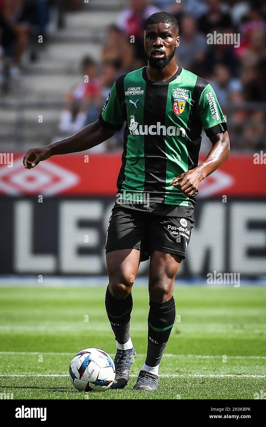 Kevin DANSO of Lens during the French championship Ligue 1 football ...