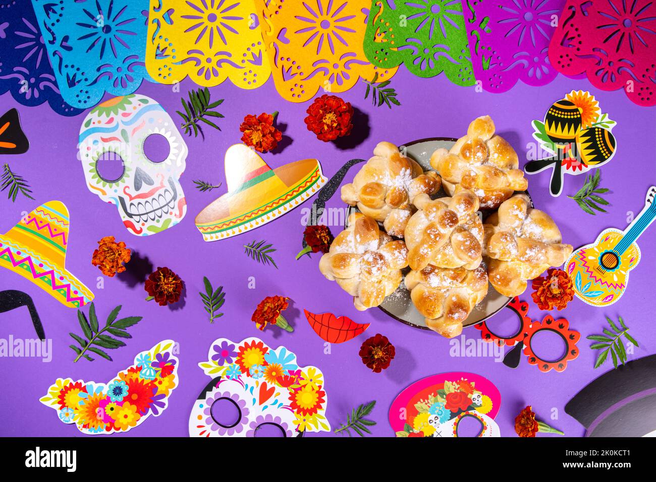 Spanish Mexican traditional holiday, autumn festival Day of the Dead ...
