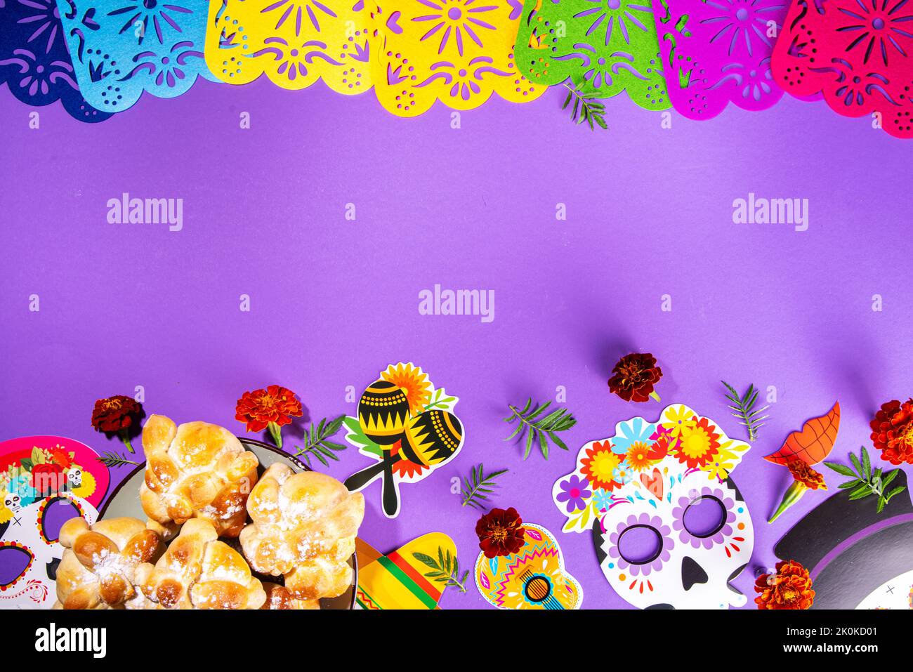 Spanish Mexican traditional holiday, autumn festival Day of the Dead ...