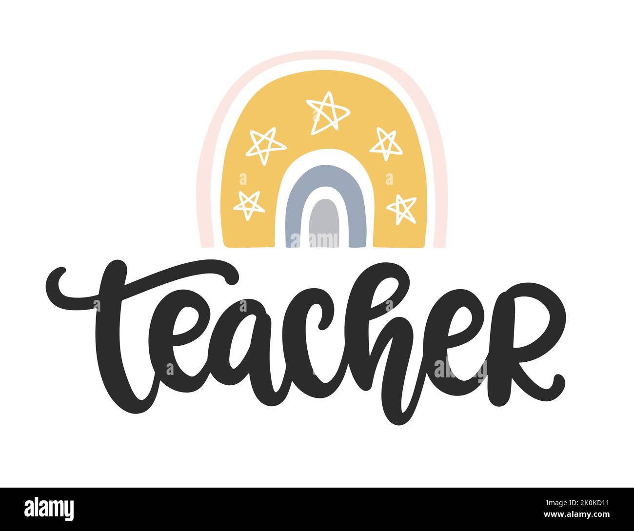Cute greeting card teacher hi-res stock photography and images - Alamy