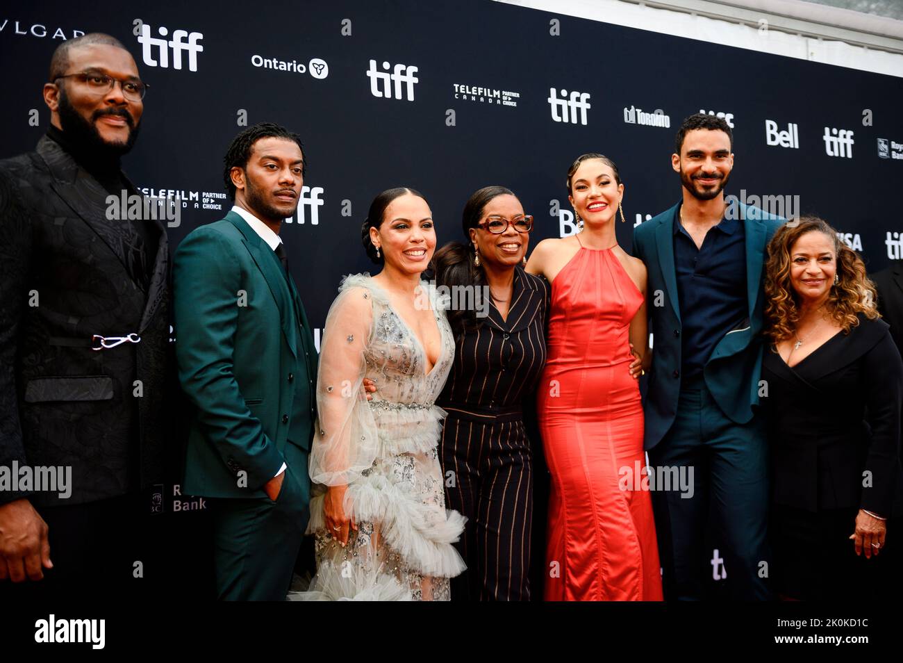 Toronto, Canada. 11th Sep, 2022. From left: Tyler Perry, Joshua Boone ...