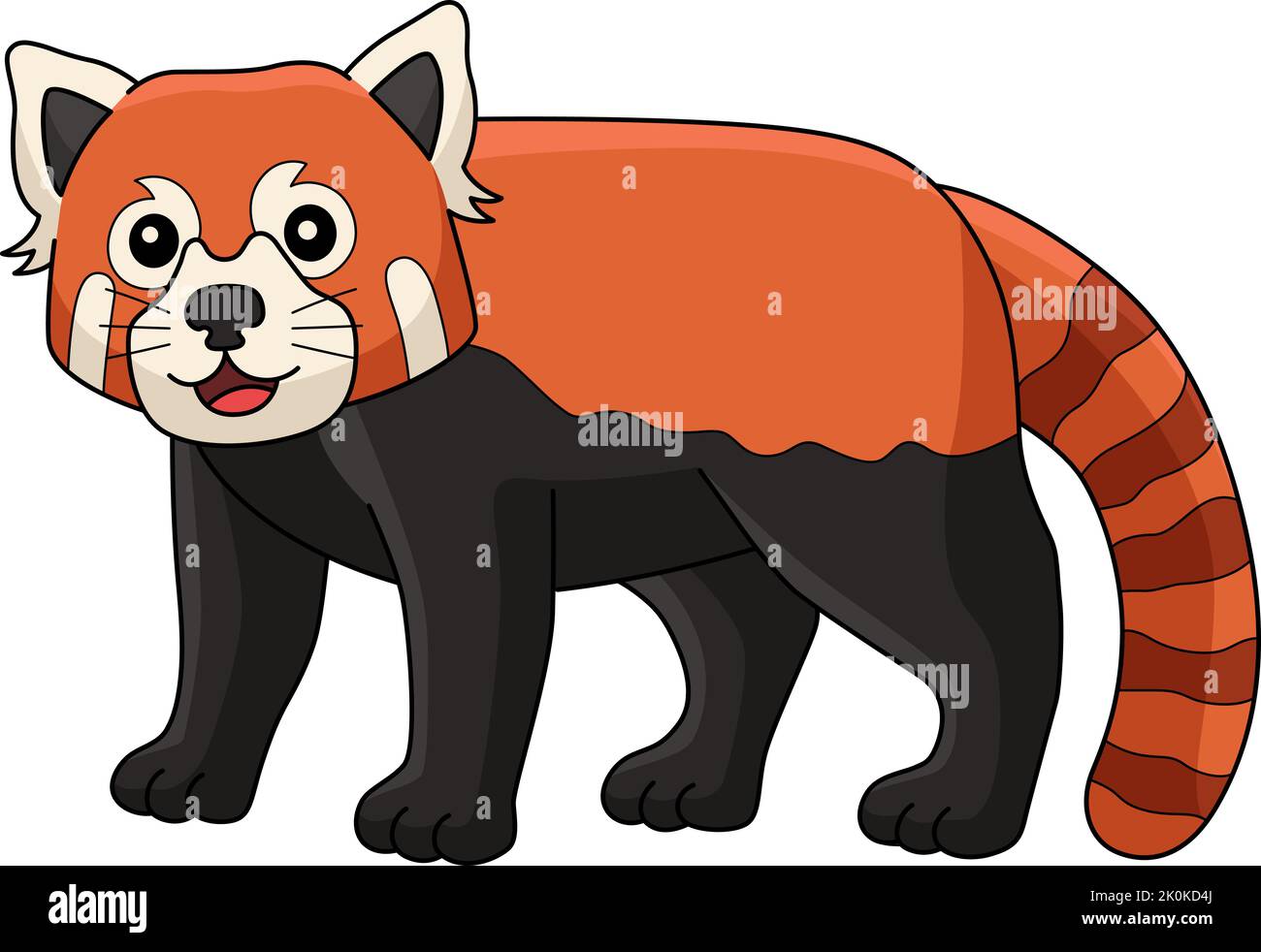 Lesser panda image Stock Vector Images - Alamy