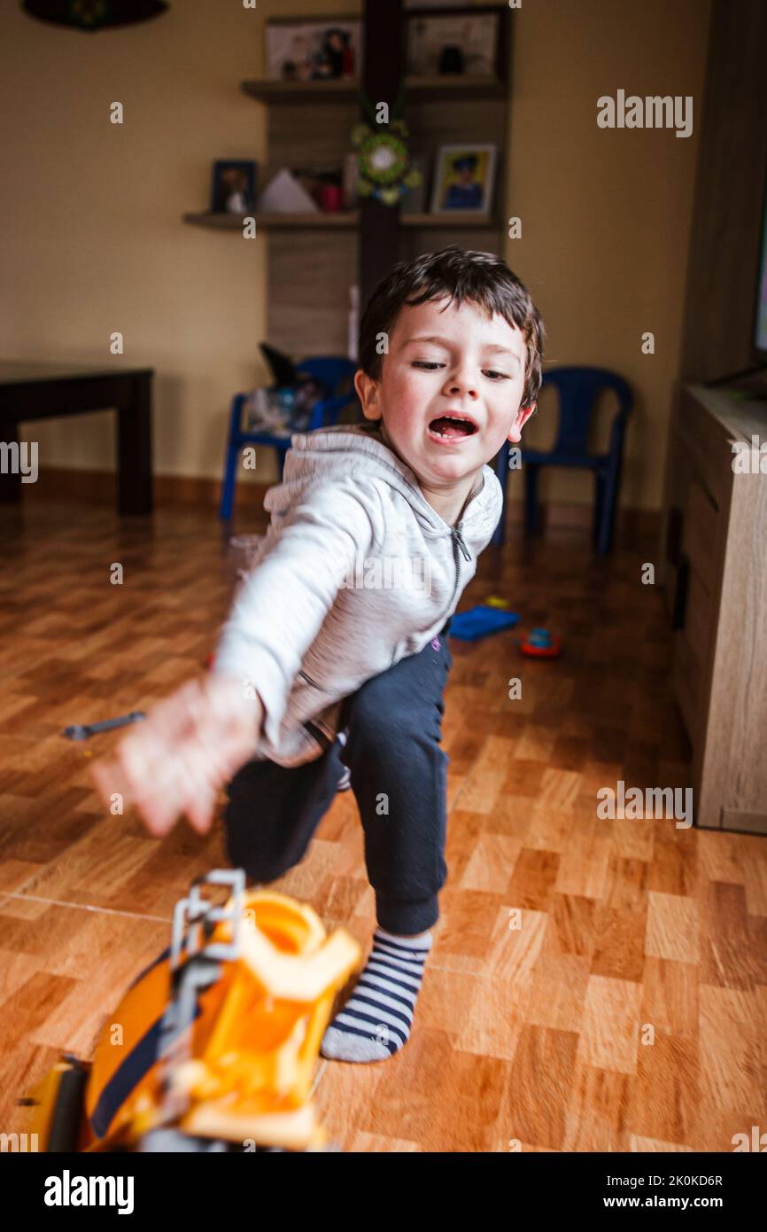 Tantrum child floor hi-res stock photography and images - Alamy