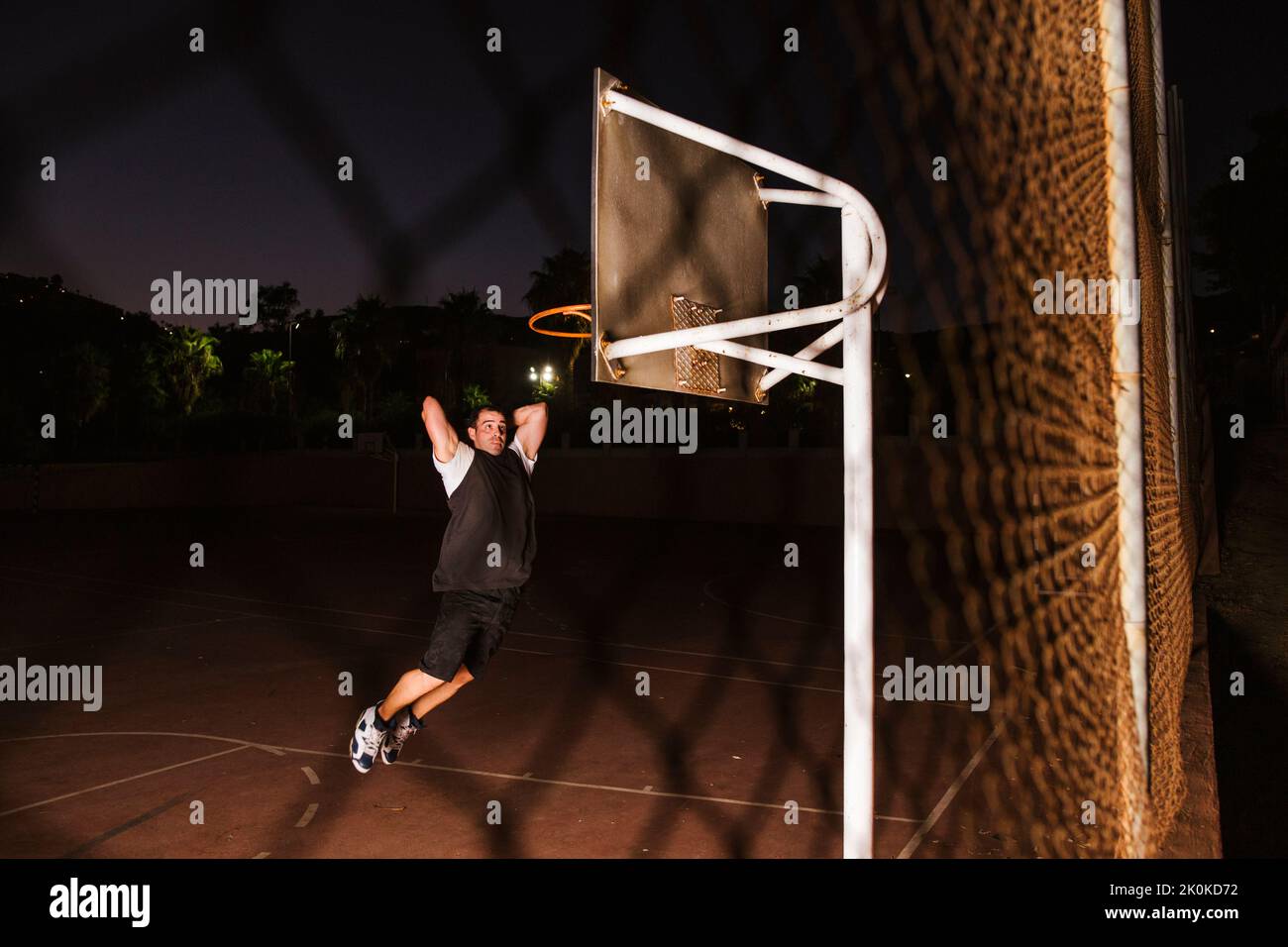 Basket field training night hi-res stock photography and images - Alamy