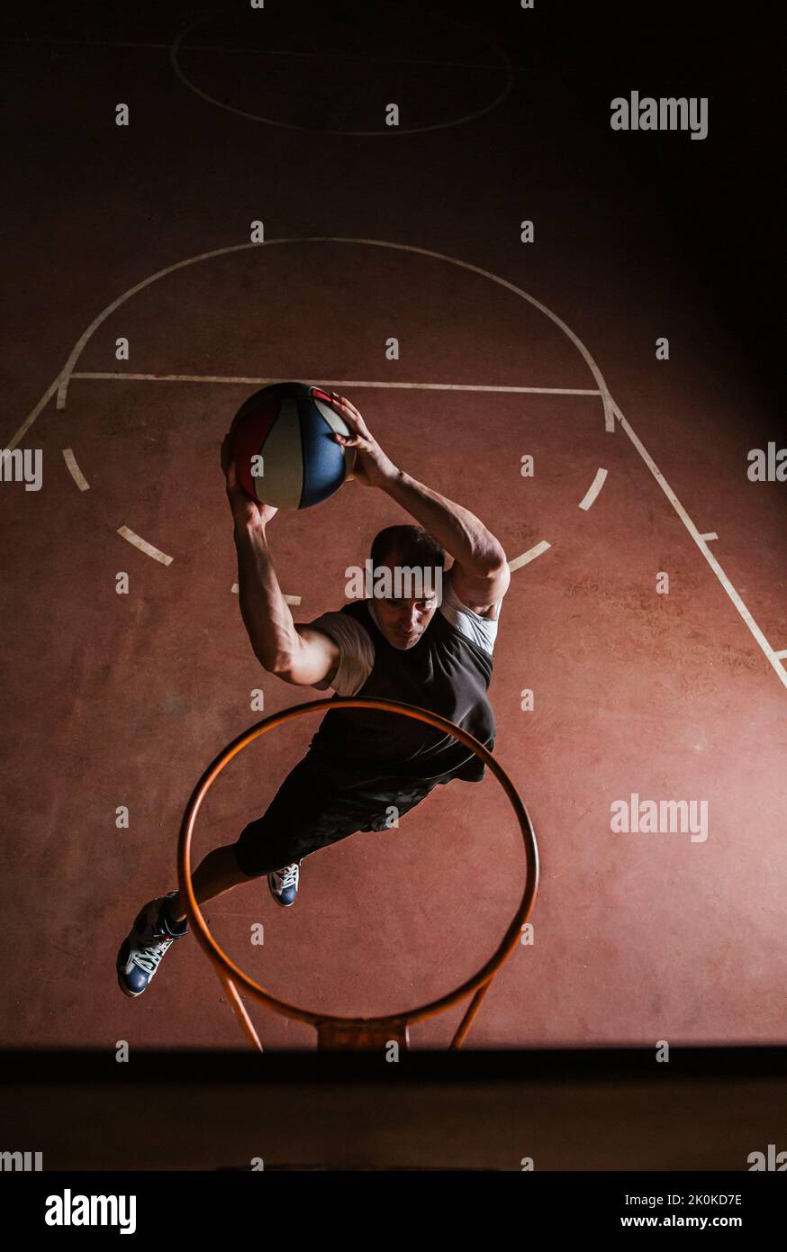 Basket field training night hi-res stock photography and images - Alamy