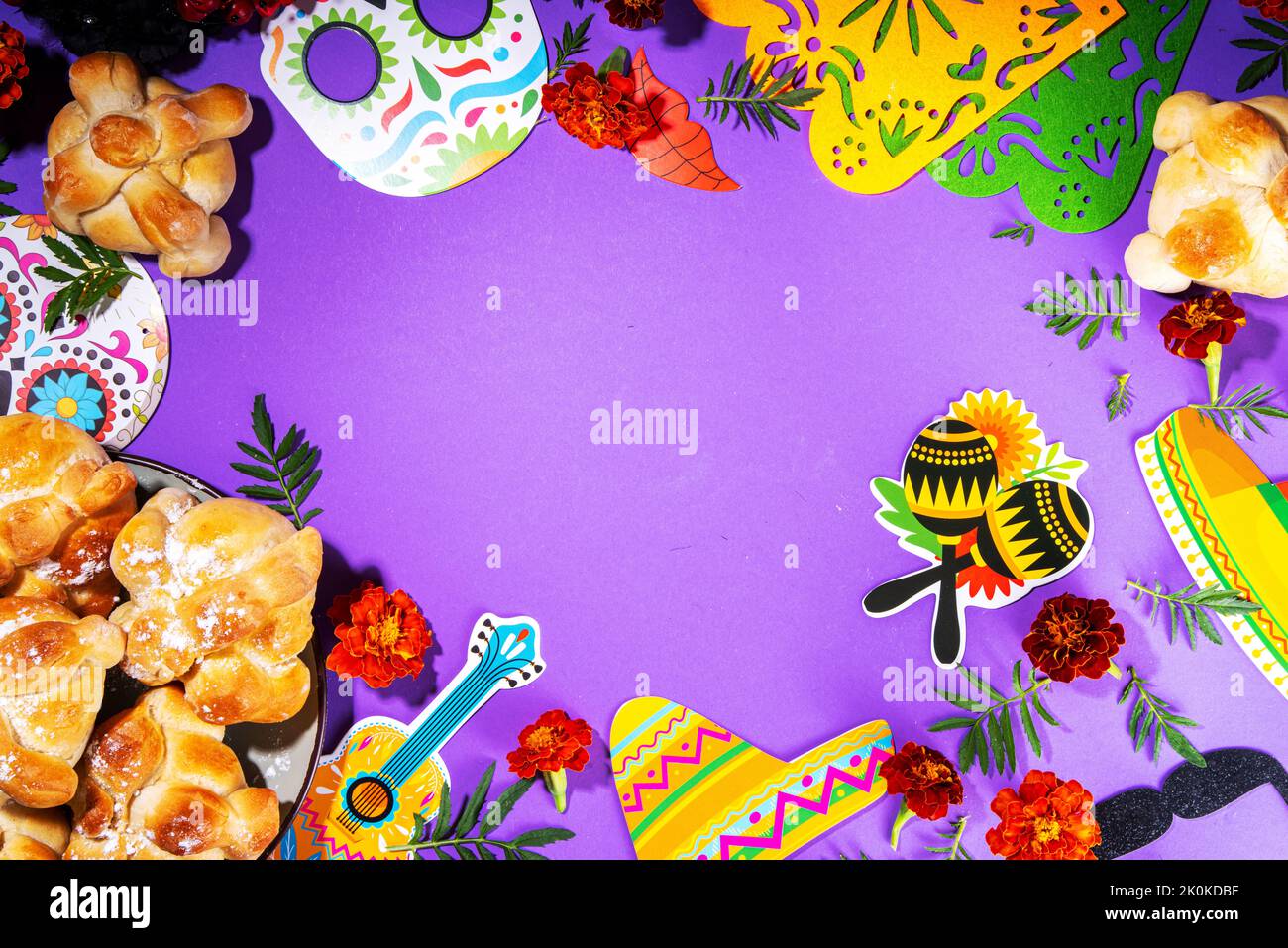 Spanish Mexican traditional holiday, autumn festival Day of the Dead ...
