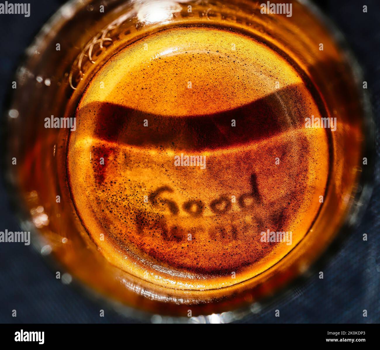 A cup of coffee with Good Morning greeting Stock Photo - Alamy
