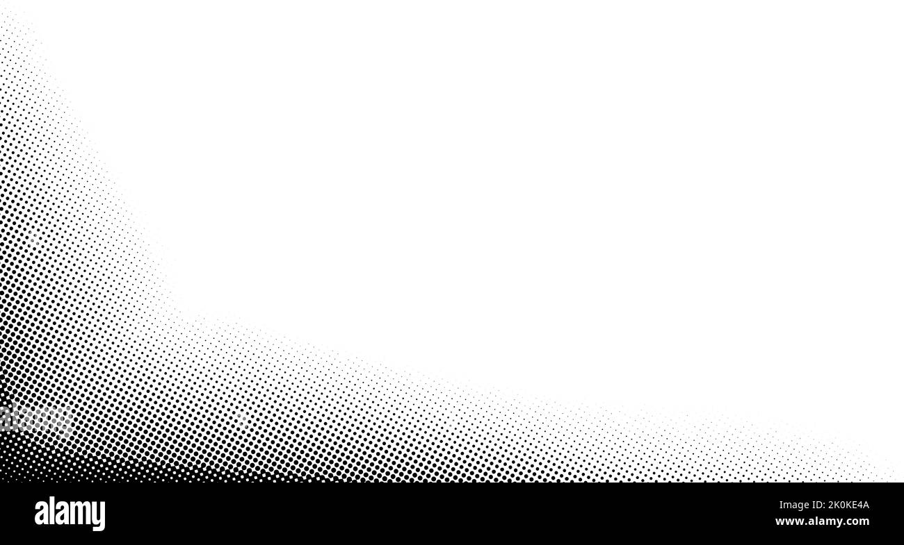 Halftone background. Grunge halftone pop art texture with vanishing ...