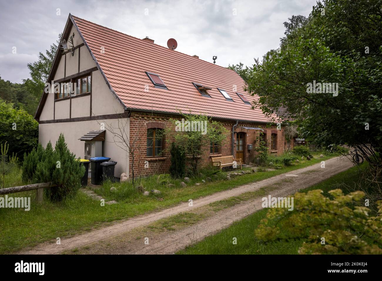 Marsh area, observation towers for nature observation and network of ...
