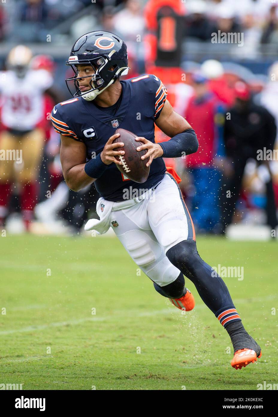 Chicago, Illinois, USA. 11th Sep, 2022. - Chicago Bears Quarterback #1 ...