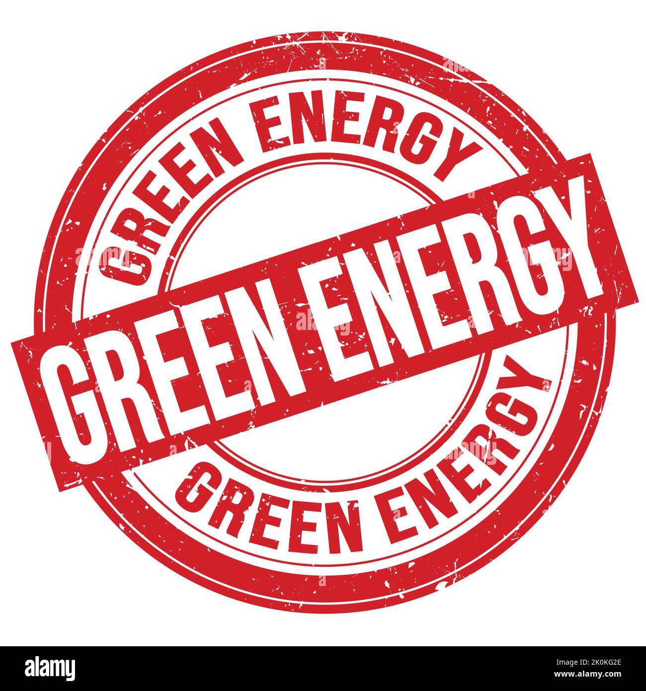 GREEN ENERGY text written on red round grungy stamp sign Stock Photo ...