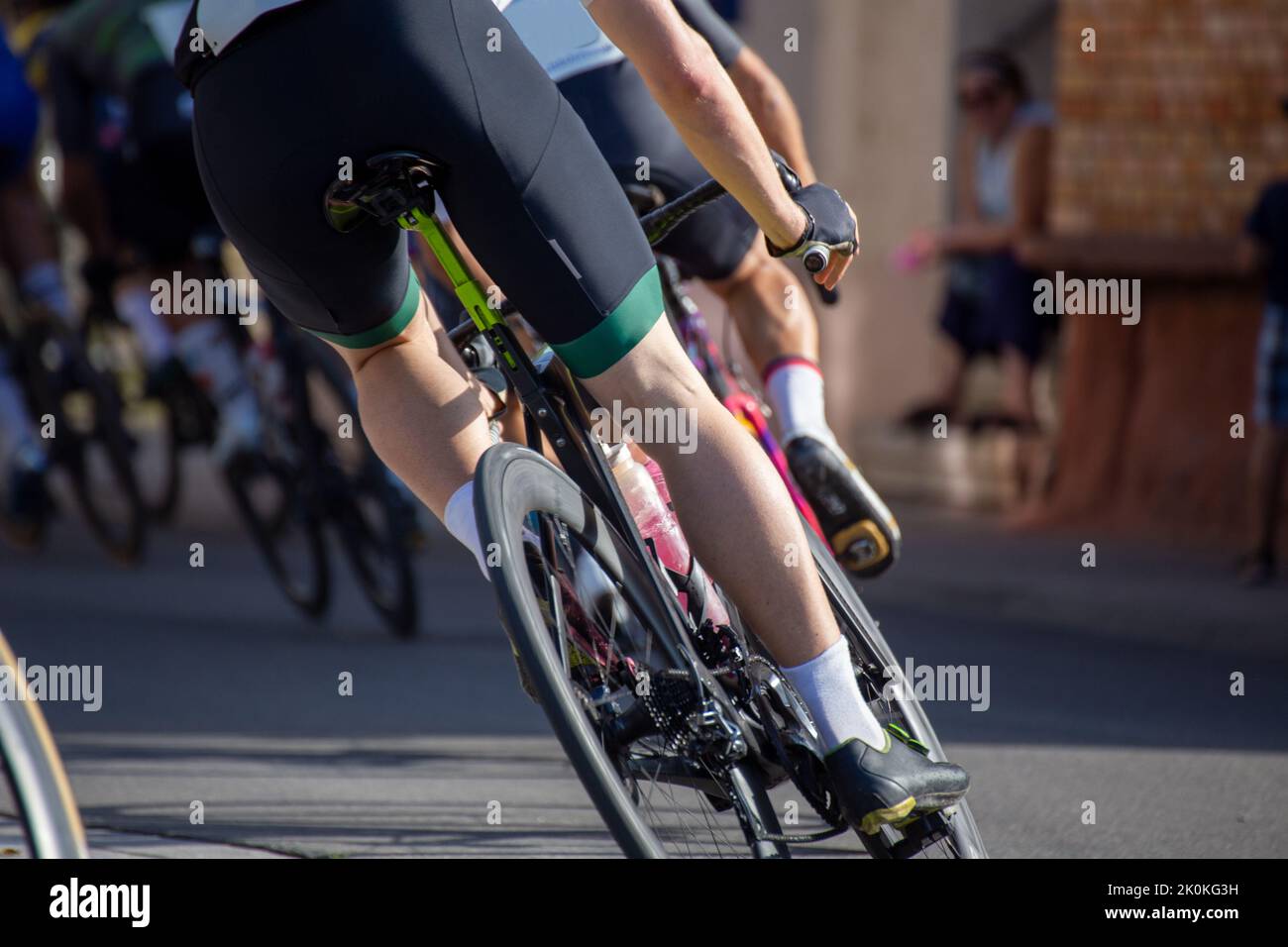 Detail of a road bike race (symbol image Stock Photo - Alamy