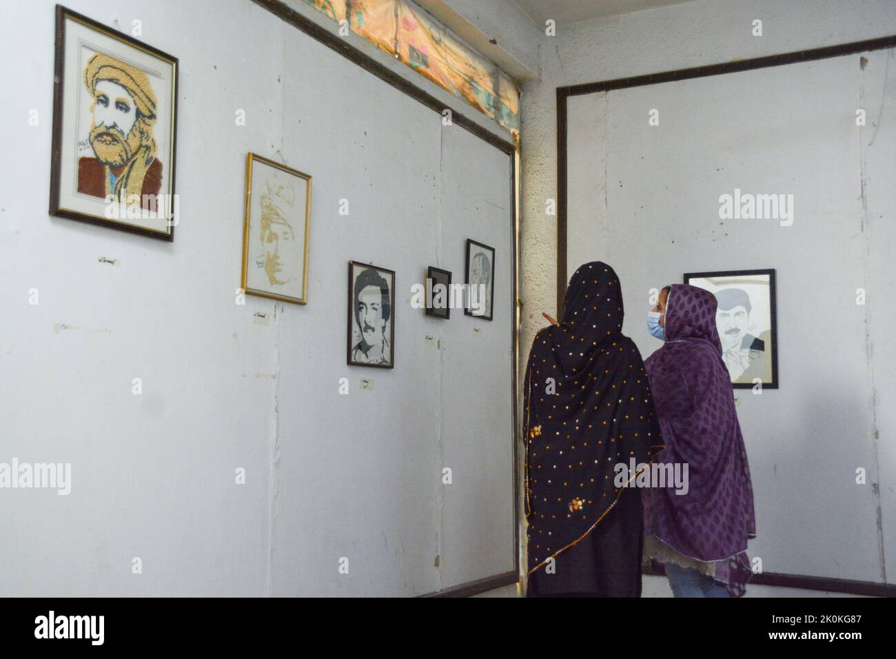 QUETTA, PAKISTAN. Sep 10-2022: A feminist Artist from Zhob District ...