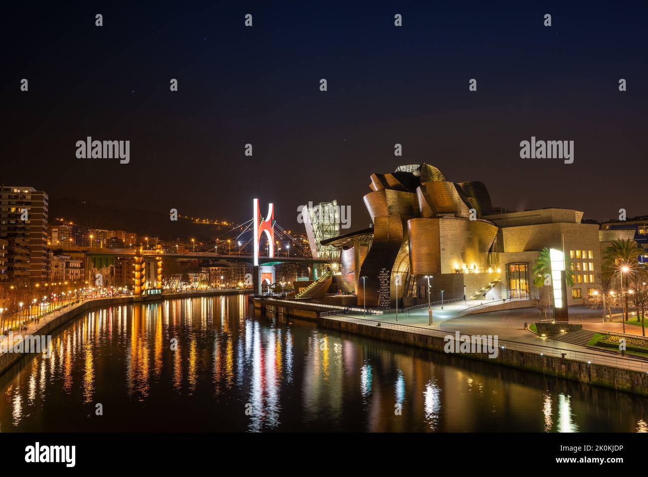 BILBAO, SPAIN - DECEMBER 27, 2018: Guggenheim Museum Bilbao is museum ...