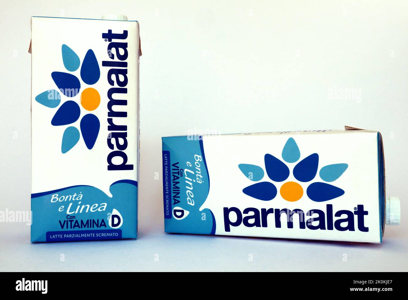 Parmalat Pasteurized Low Fat Italian Milk Stock Photo - Alamy