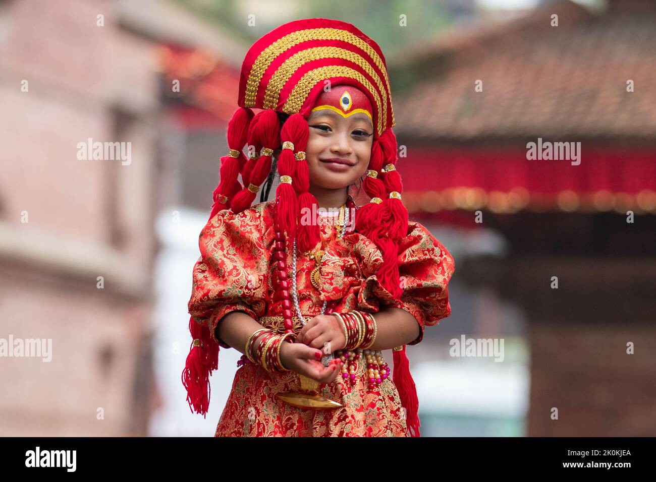Kumari Puja Festival Celebrated in Kathmandu Durbar Square on the ...