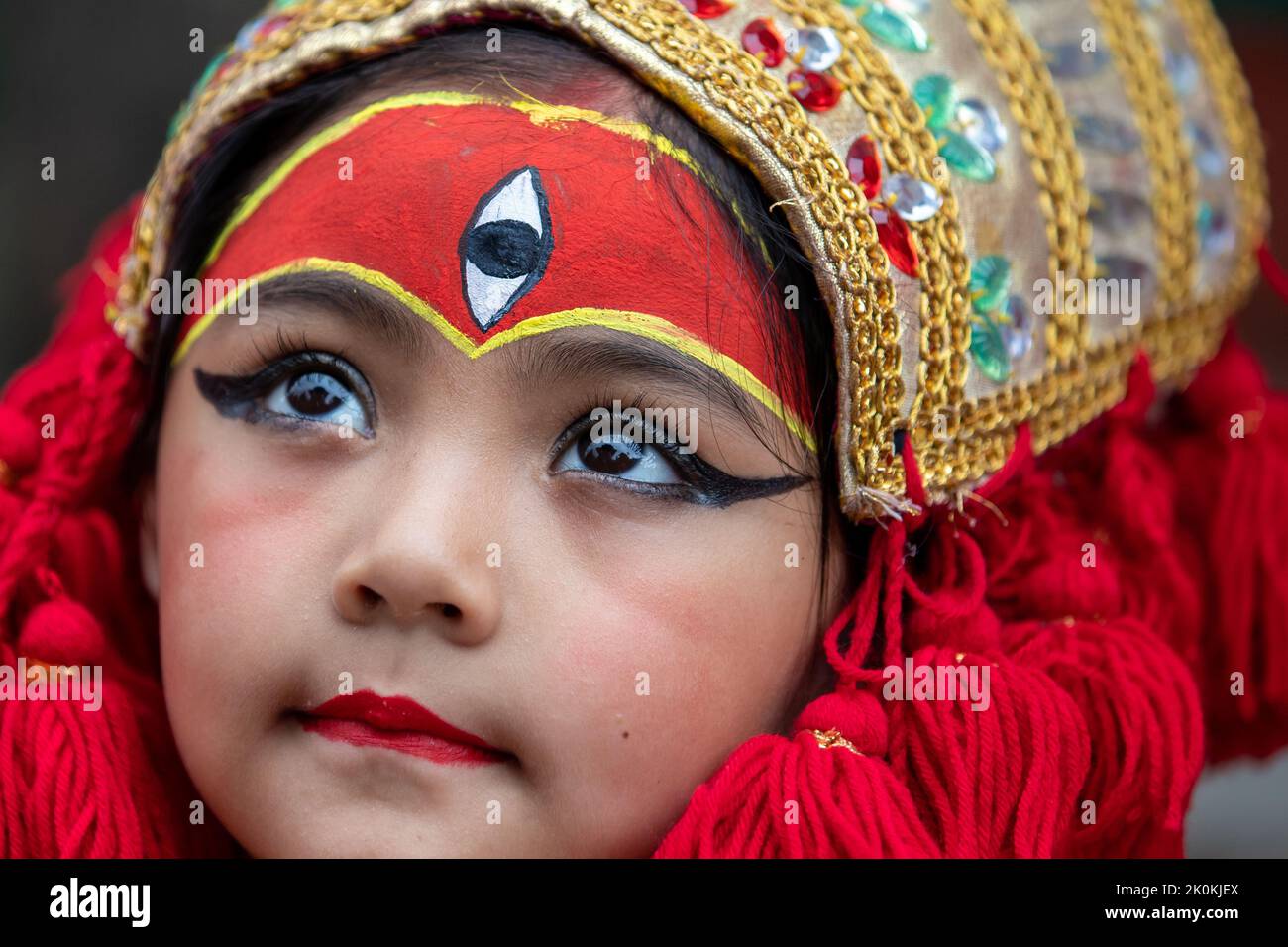 Kumari Puja Festival Celebrated in Kathmandu Durbar Square on the ...