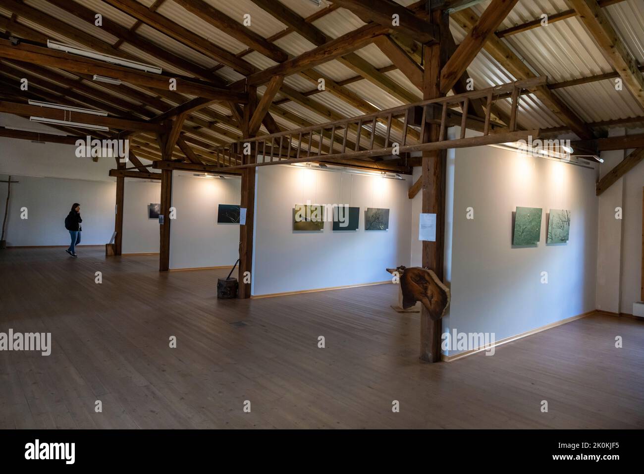 The Bollewick barn on the Müritz River in Mecklenburg-Vorpommern ...
