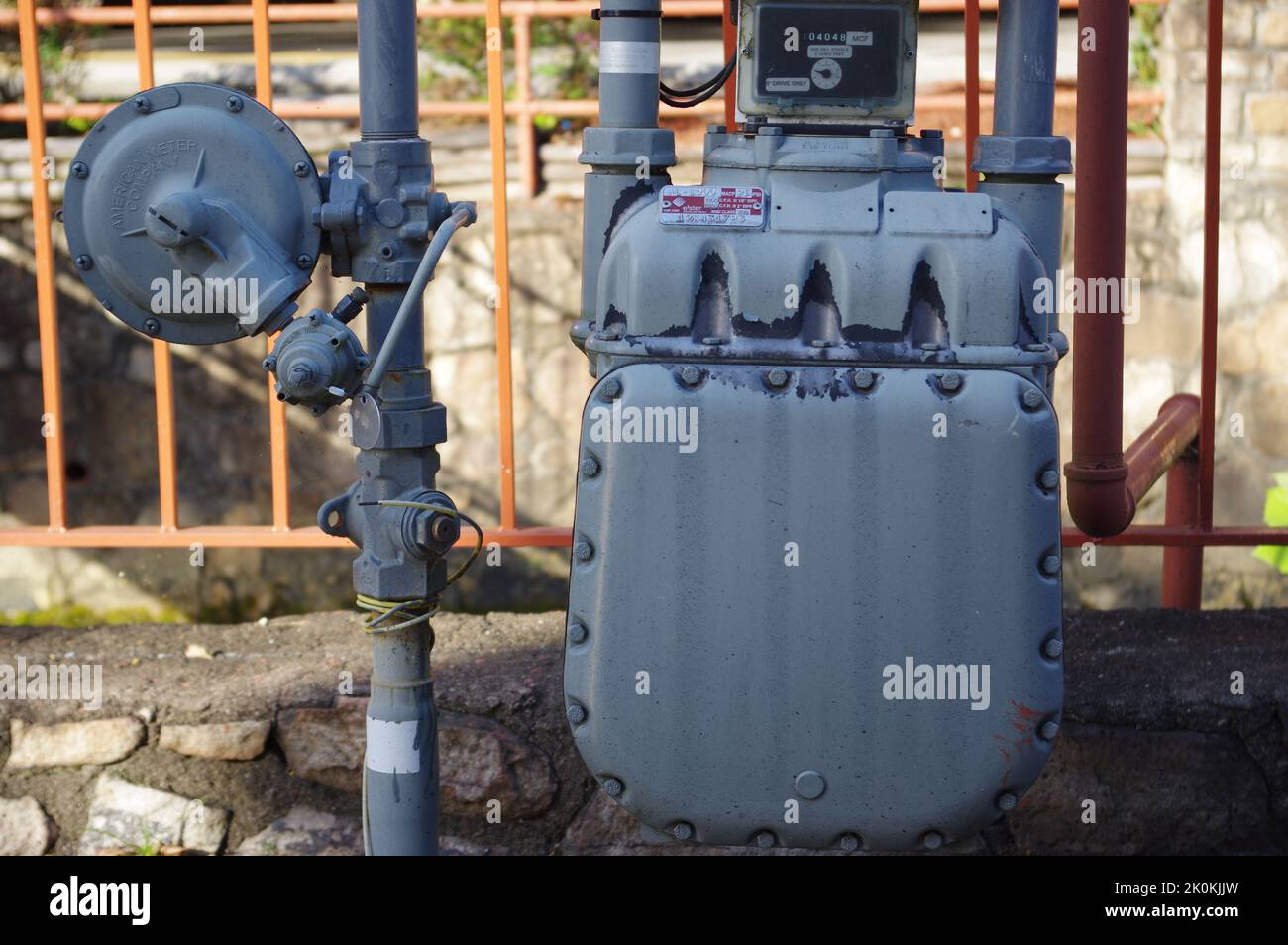 Natural gas meter hi-res stock photography and images - Alamy
