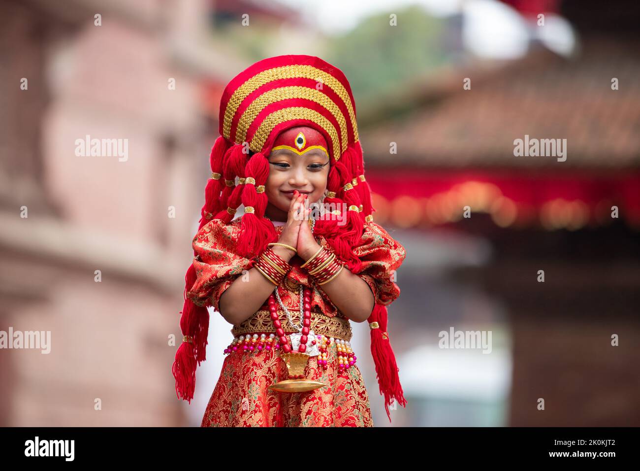 Kumari Puja Festival Celebrated in Kathmandu Durbar Square on the ...