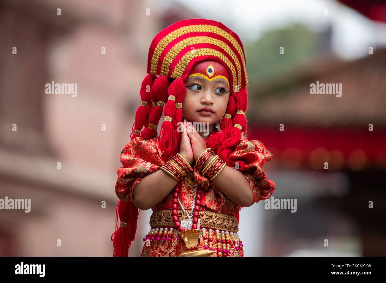 Kumari Puja Festival Celebrated in Kathmandu Durbar Square on the ...