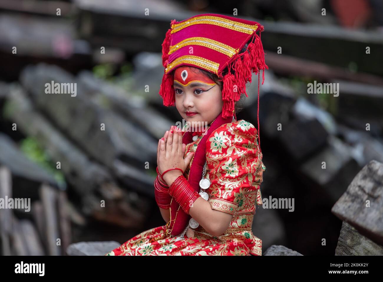 Kumari Puja Festival Celebrated in Kathmandu Durbar Square on the ...