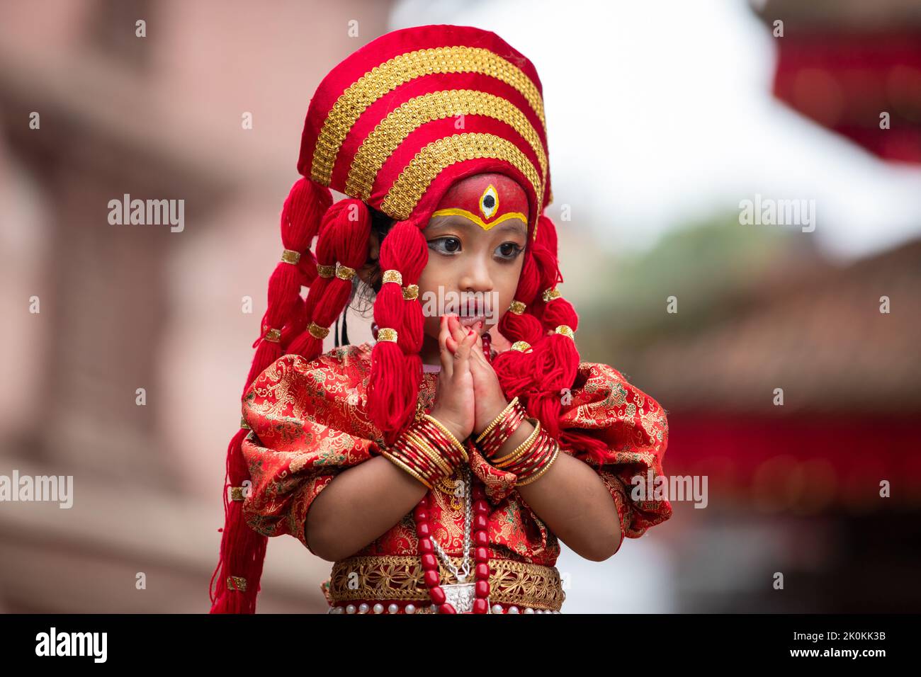 Kumari Puja Festival Celebrated in Kathmandu Durbar Square on the ...