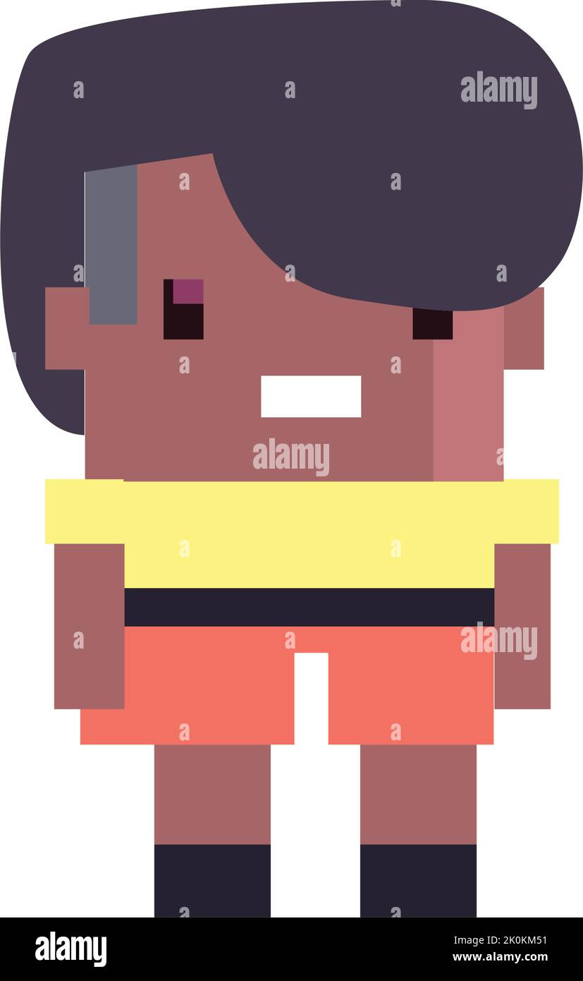 flat 8-bit lady Stock Vector Image & Art - Alamy