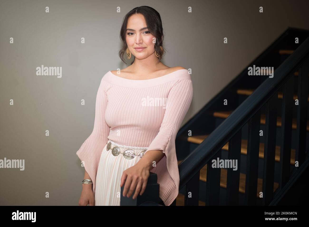 Actor Grace Dove from the film "Bones of Crows" poses for a photograph ...