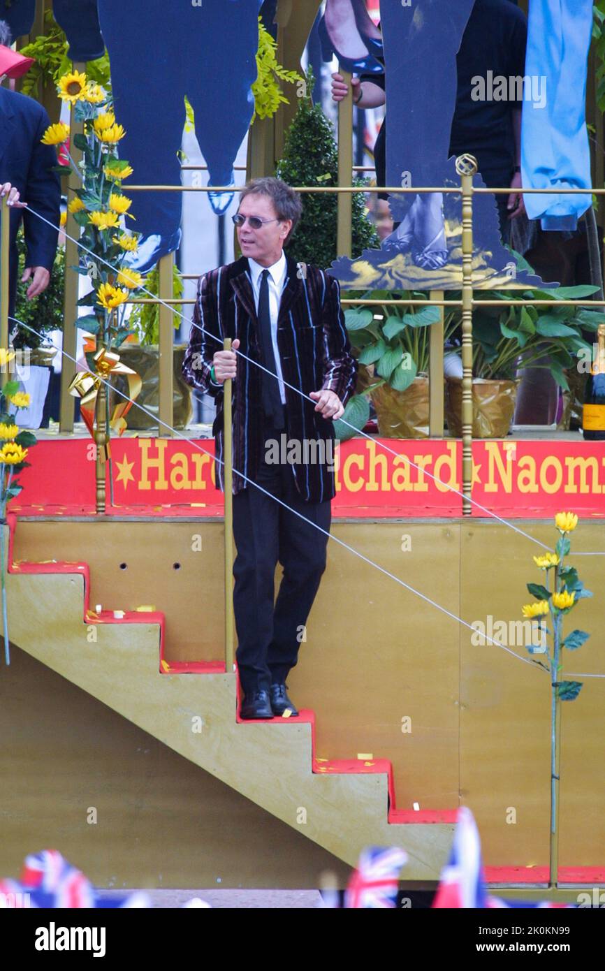 4th June 2002 - British celebrity and singer Cliff Richard attending ...