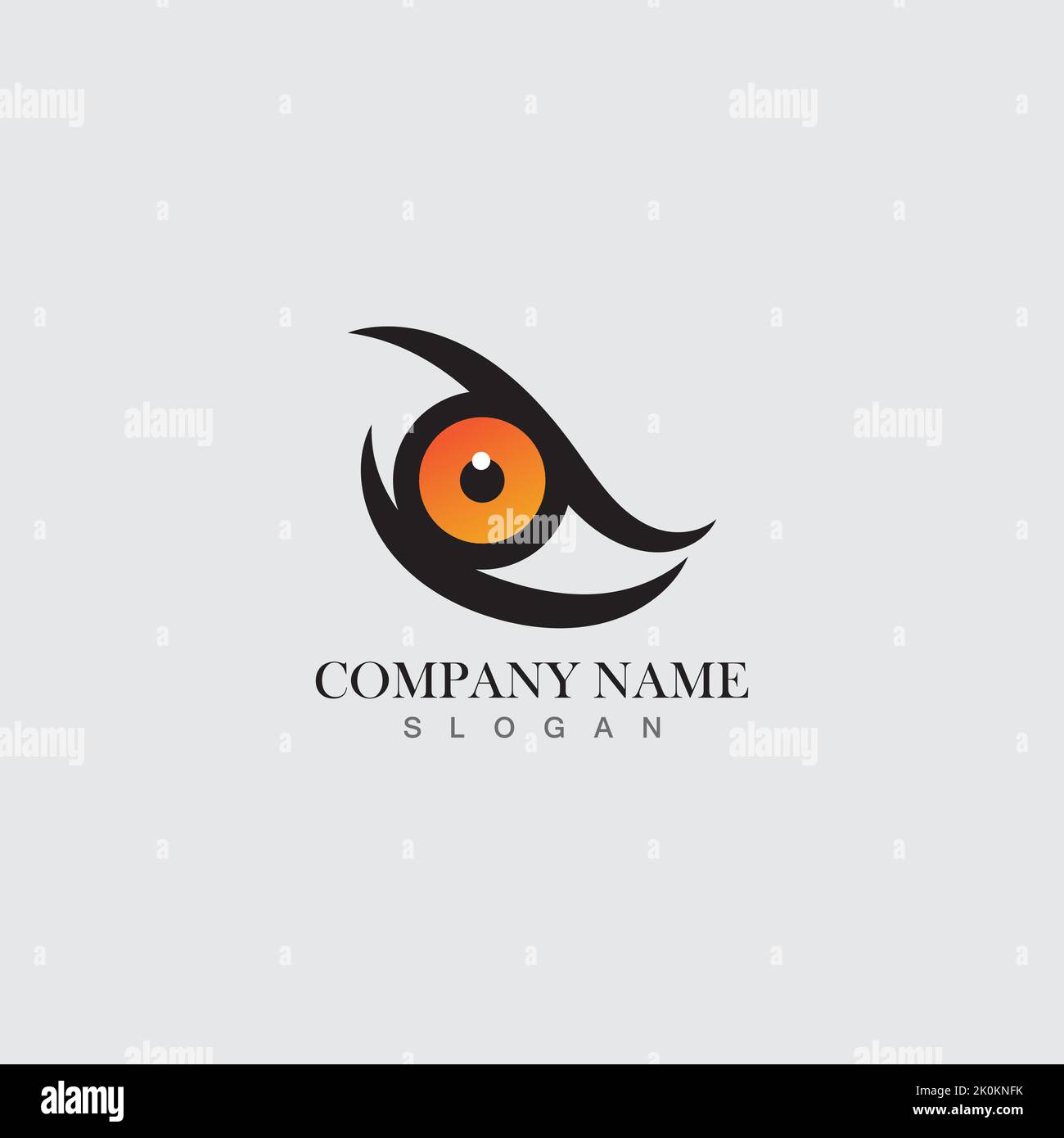 Eagle eye logo concept design template Stock Vector Image & Art - Alamy