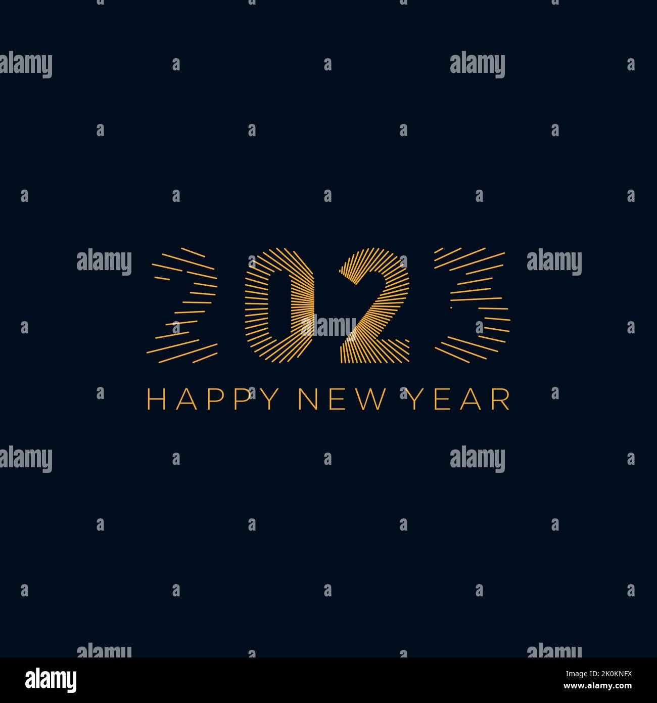 2023 new year logo design with fireworks spark line style Stock Vector ...