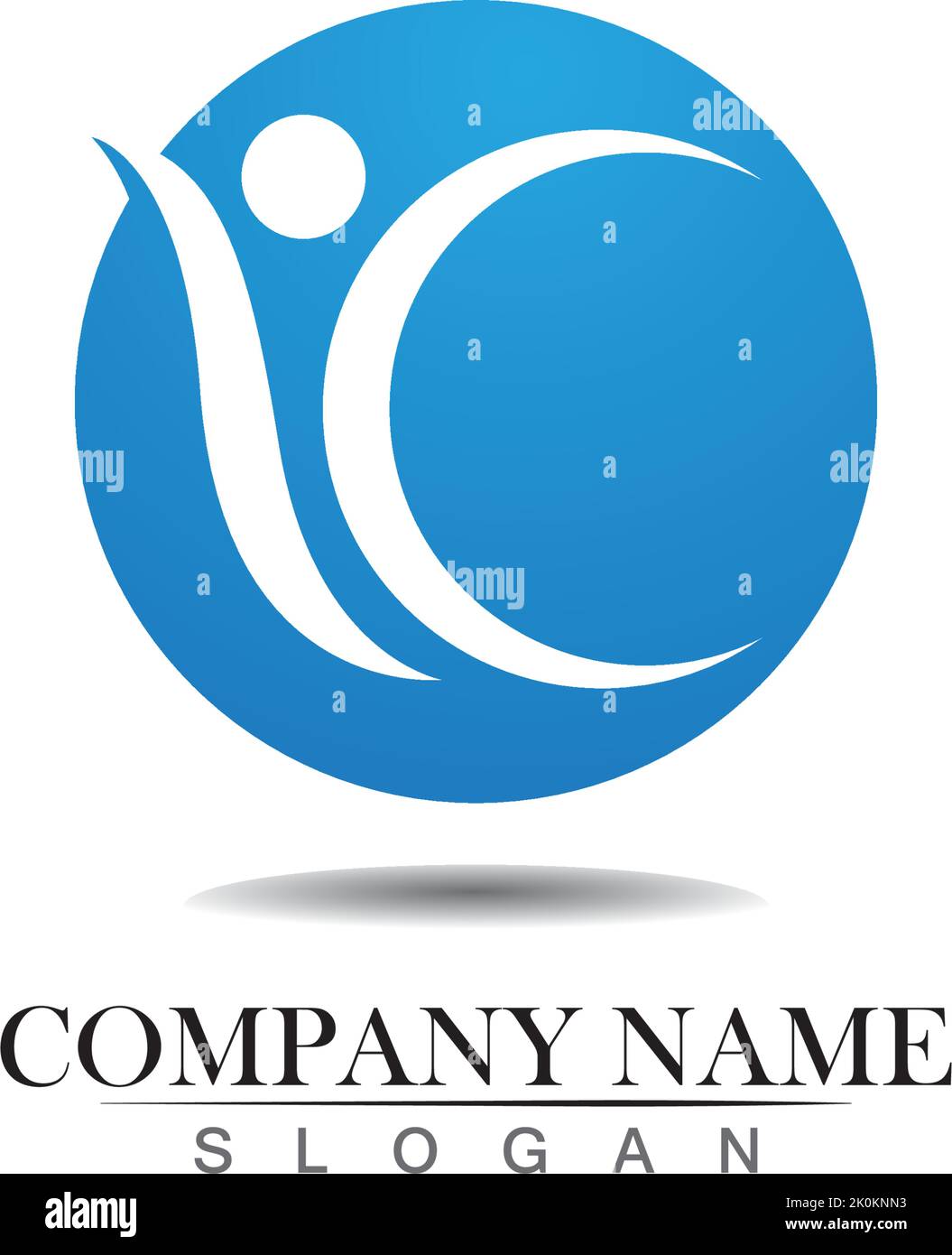 C people logo design vector Stock Vector Image & Art - Alamy