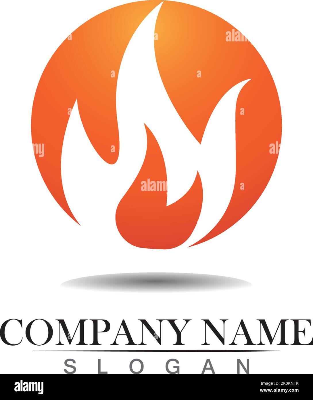 Fire flame nature logo and symbols icons template Stock Vector Image ...